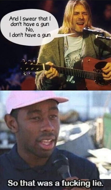 Kurt Cobain Reactie Meme