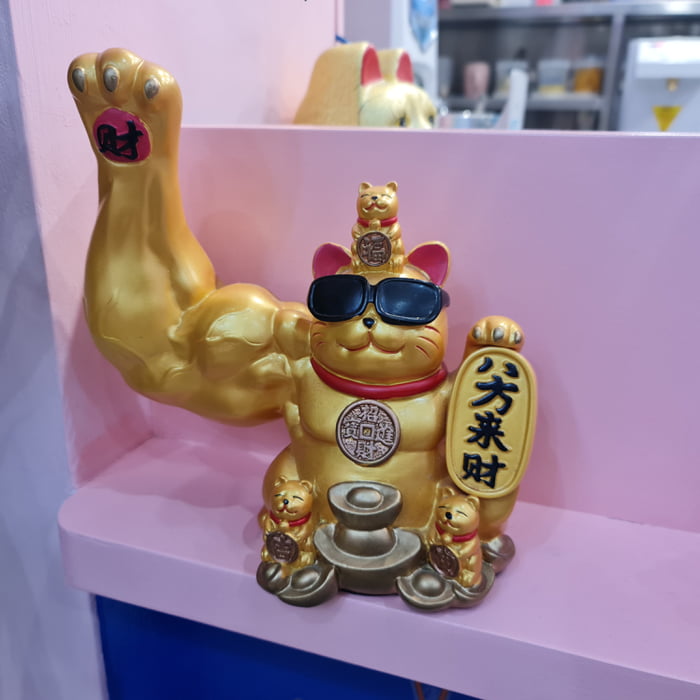 Buff Maneki-Neko offers sick fortune gains to those who believe - 9GAG