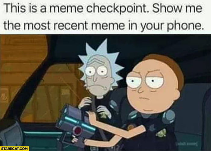 Meme checkpoint - 9GAG