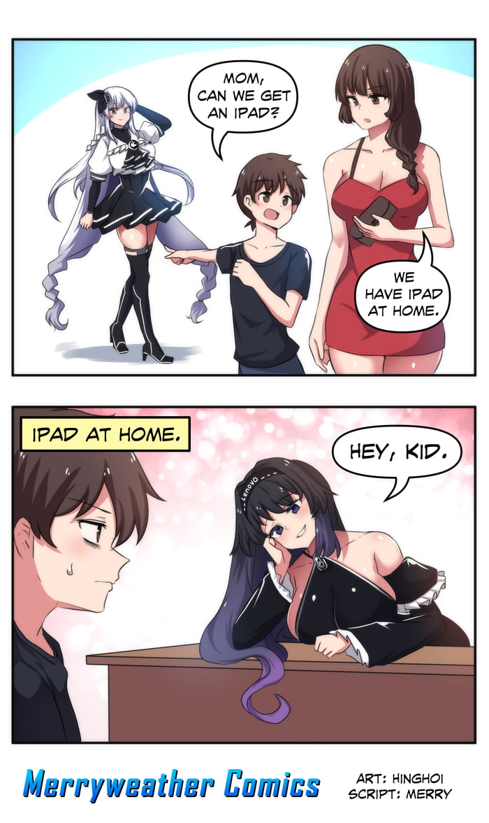 IPad-Chan at Home - 9GAG