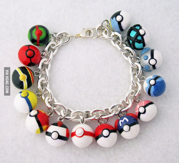 I want this Pokeballs bracelet! - 9GAG