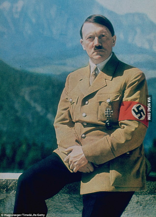 To the guy with the hitler without mustache, I raise you: a real ...