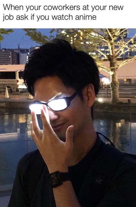 Me Observe Senpai Meme