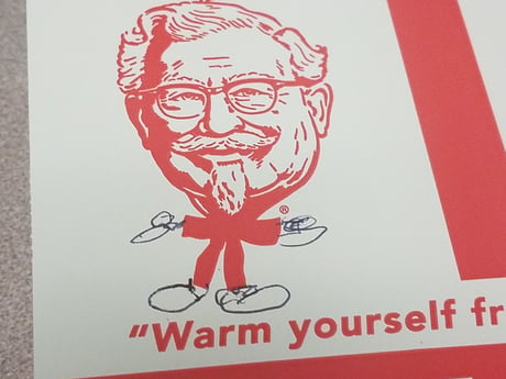 Kfc Logo Meme B*tch Please… | Bloopers, Doodle, Yet Still Art