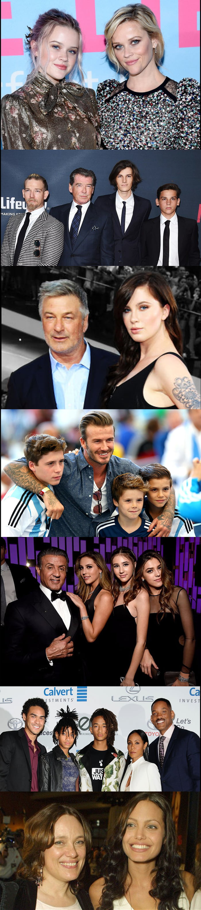 Celebrity with their Parents - 9GAG