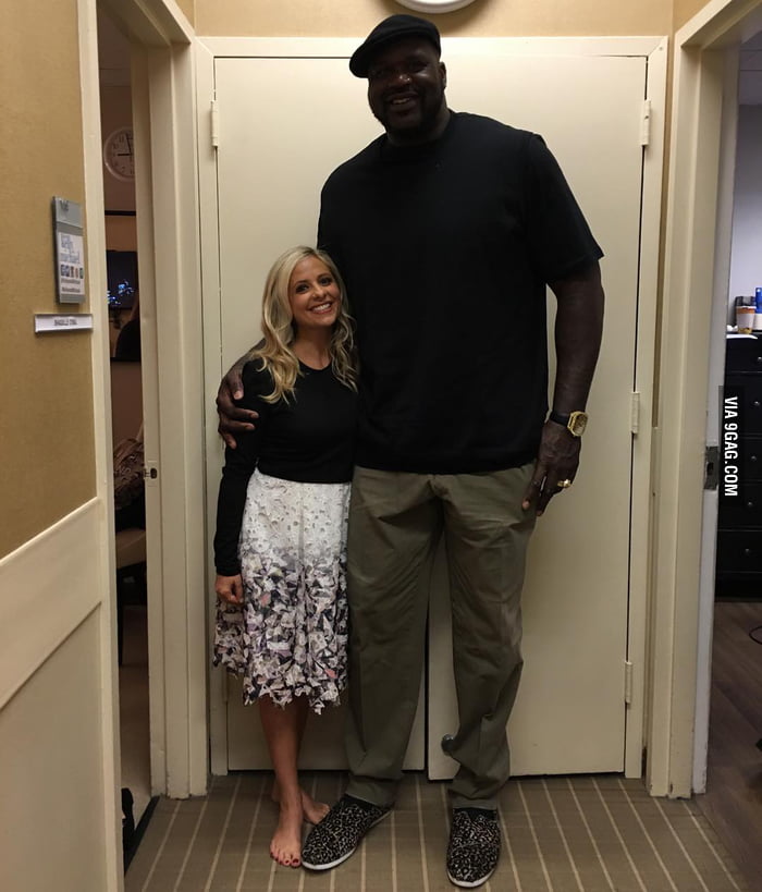 Sarah Michelle Gellar 1 63 M And Shaquille Oneal 2 16 M I Know