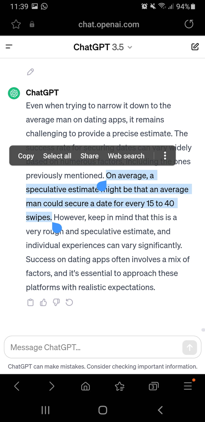 It seems after all, that you guys are all extremely ugly, according to chat gpt. Lol - 9GAG