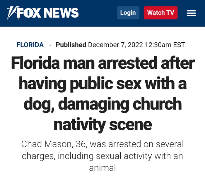 Florida man named Chad - 9GAG