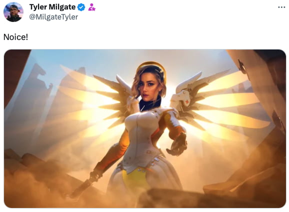 Elon Musk Confirms Ex Amber Heard Dressed As Mercy From 'Overwatch' - 9GAG