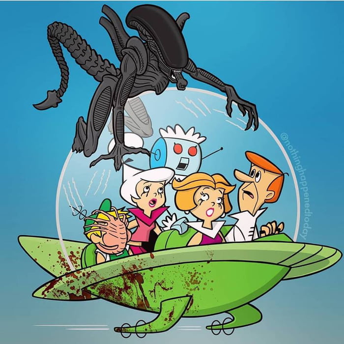 Aliens vs. Jetsons - 9GAG