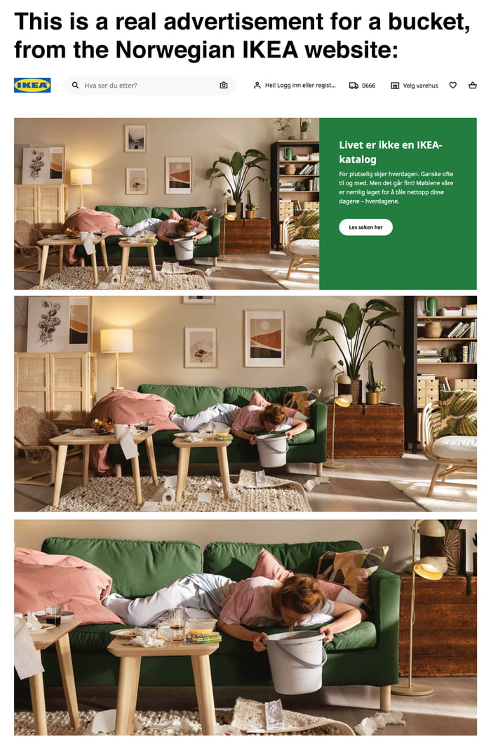 New bucket in IKEA - 9GAG