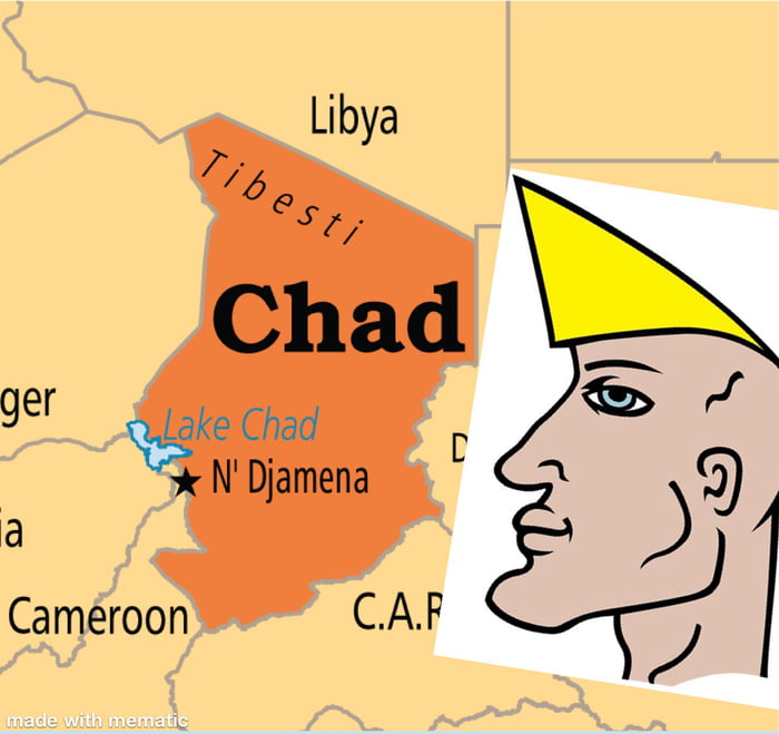 How is this possible? Glitch in the Matrix? Chad border has the same ...