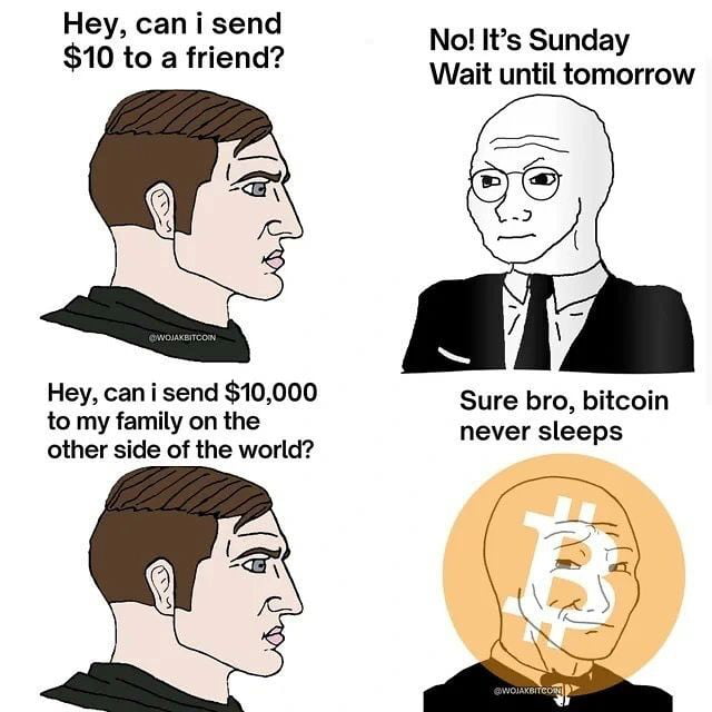 Bitcoin never sleep - 9GAG