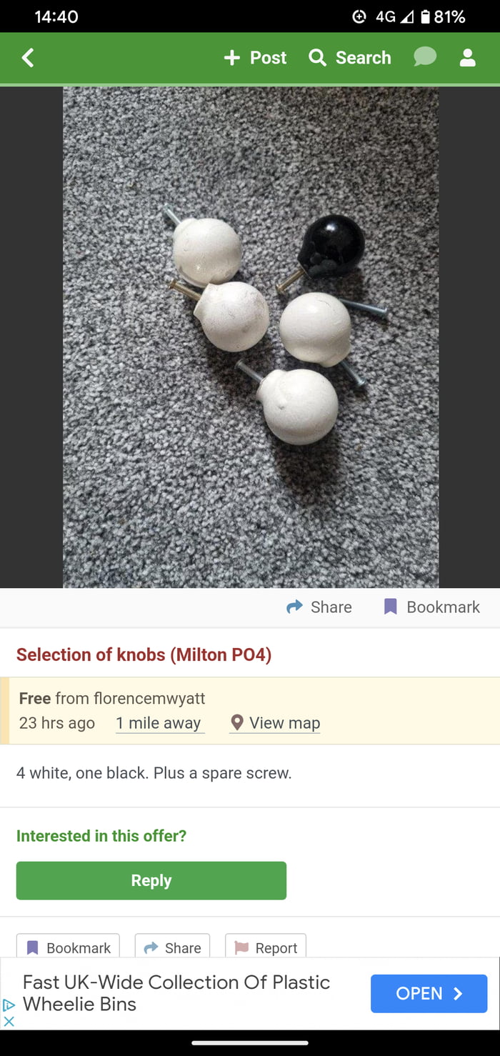 Spotted some 9gaggers on freegle. - 9GAG