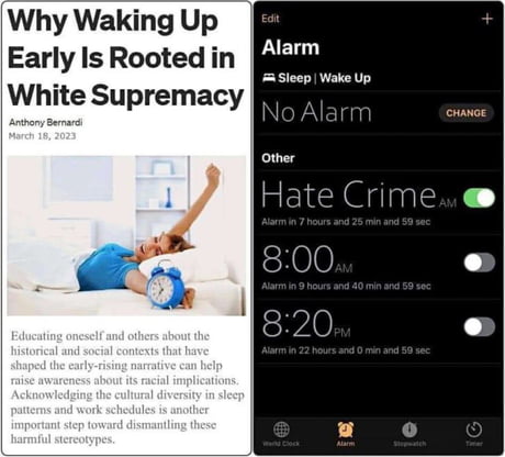 I Hate Waking Up Early