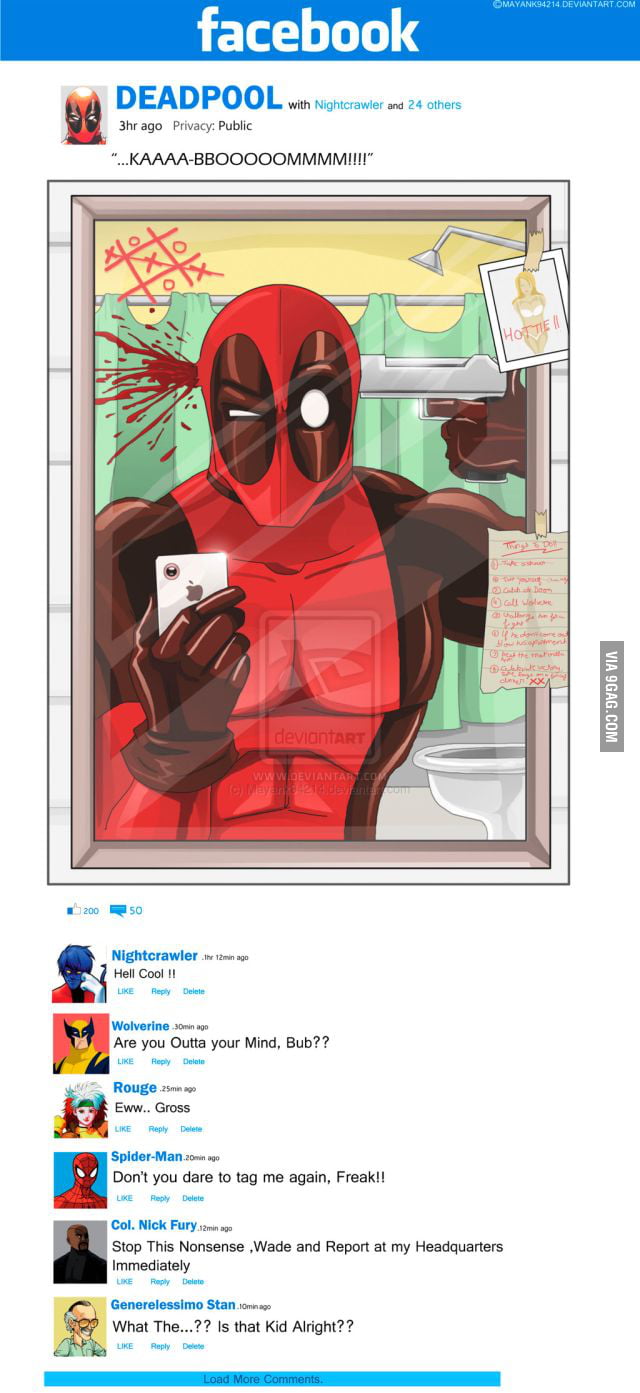 Awesome Deadpool Fan Art 9gag