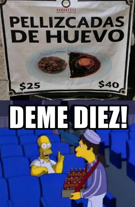 Memes De Homero Comida Imanes: Lenny Los Simpson | Redbubble
