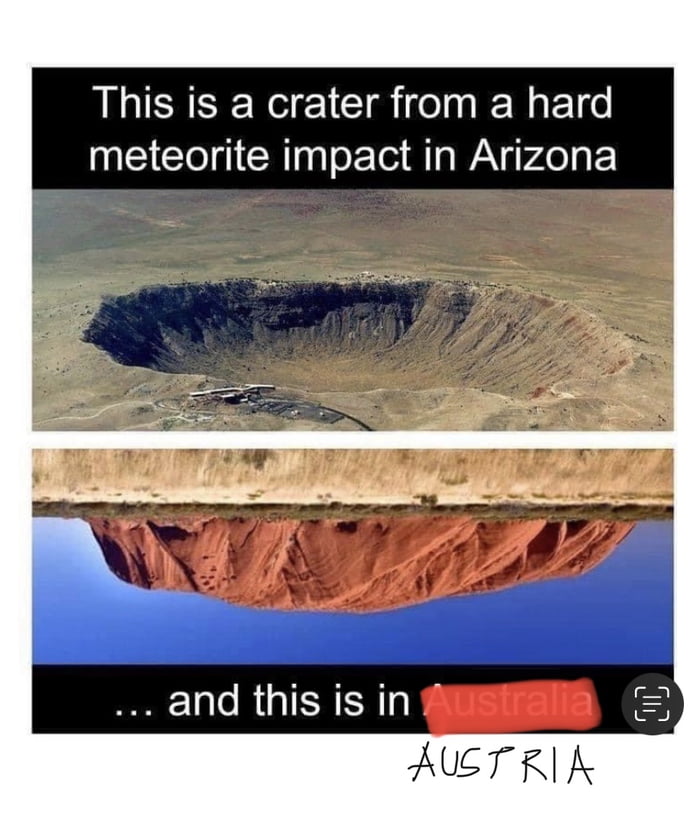The upside down land - 9GAG