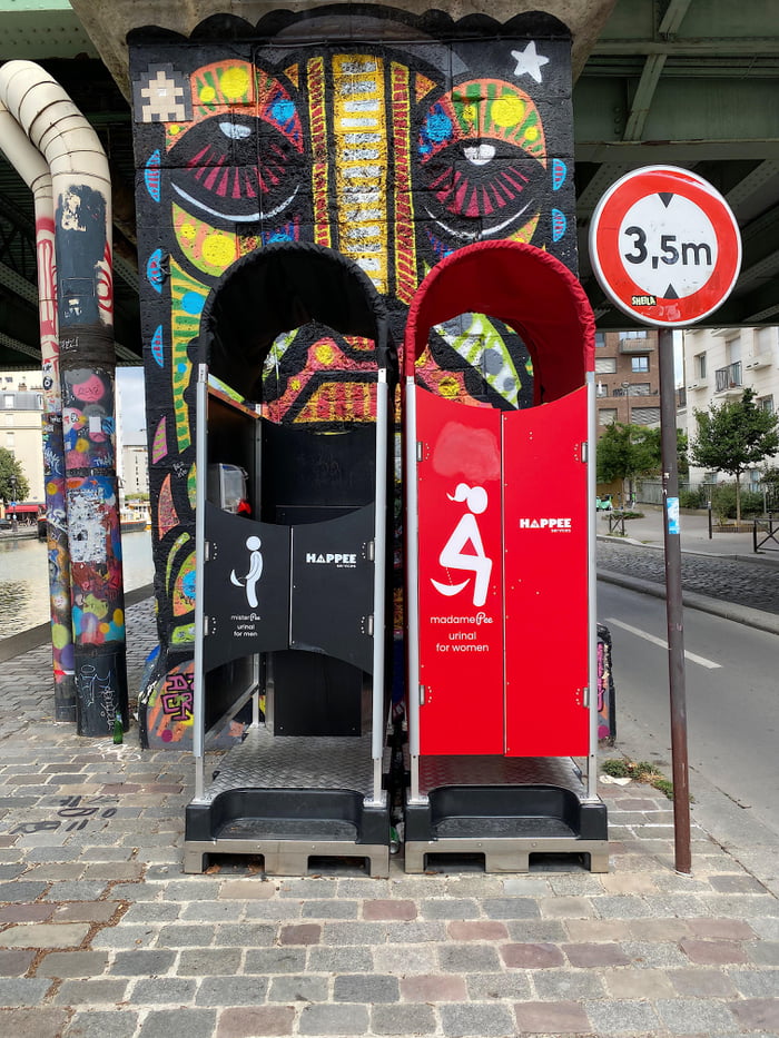 These toilets out in France no more having to pee in an alley or behind ...