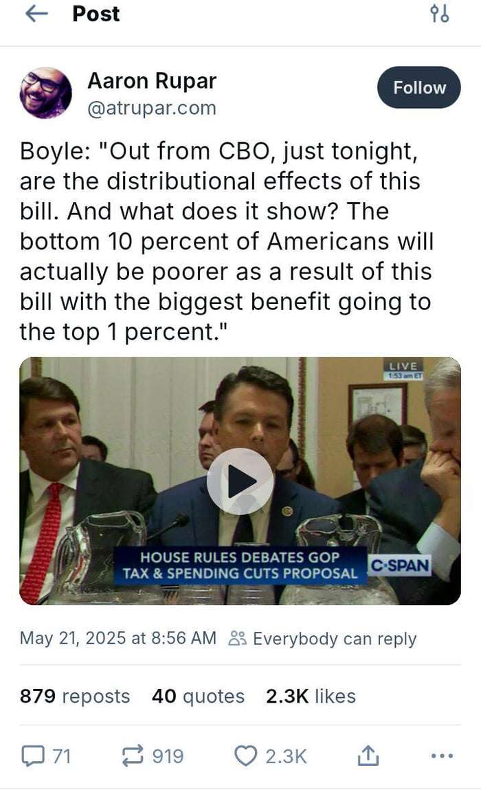 Big, beautiful bill. - 9GAG