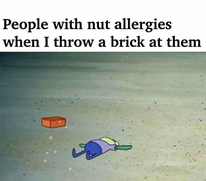 I'm alergic to bricks - 9GAG