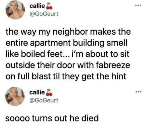 Atleast he smells good now ? - 9GAG