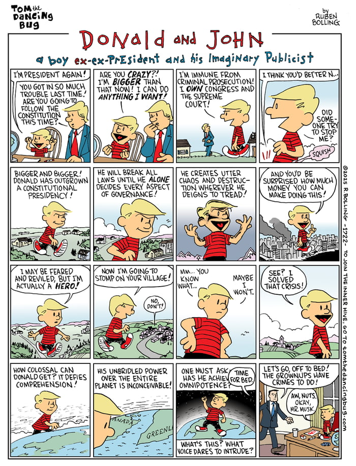 A look at the US preznit. In comic form. Dare to fear the Donold. - 9GAG
