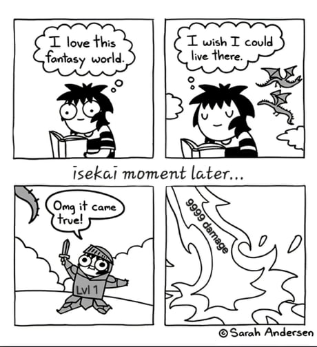 Best Funny isekai Memes - 9GAG