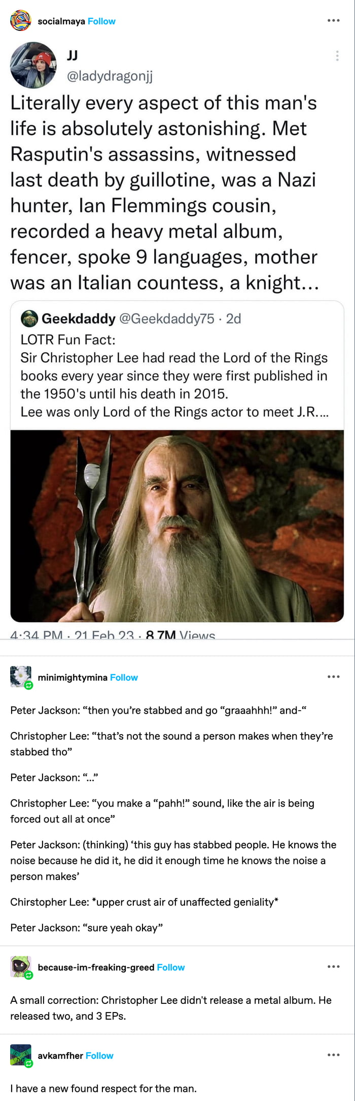 Christopher Lee - 9GAG
