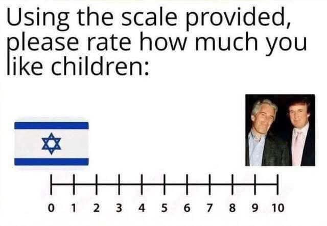 On a scale from genocide to epstein island - 9GAG