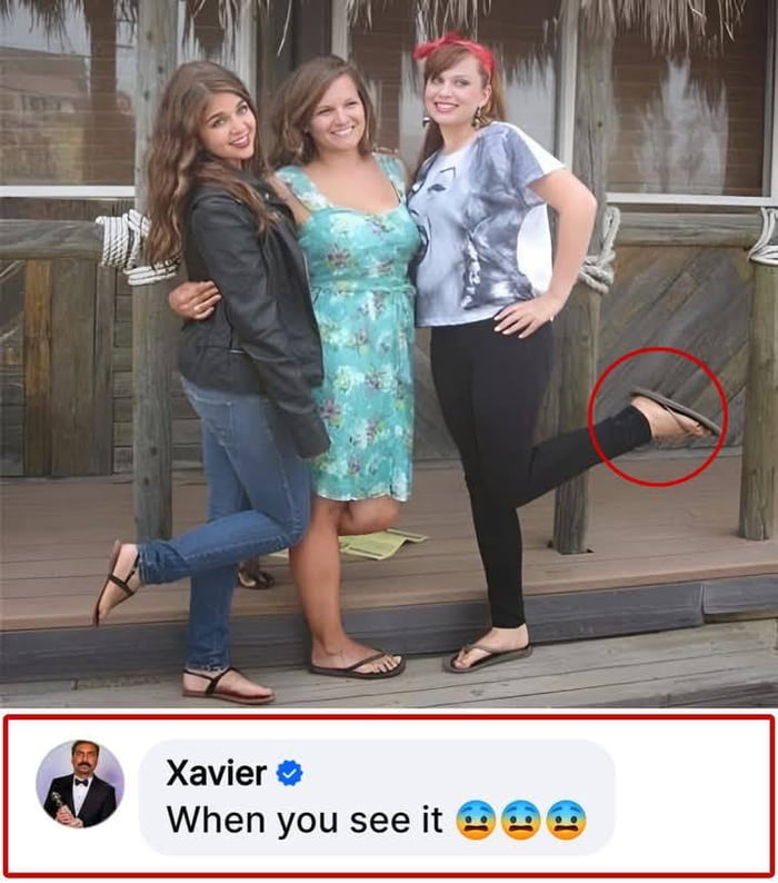 Red circle for reference. - 9GAG