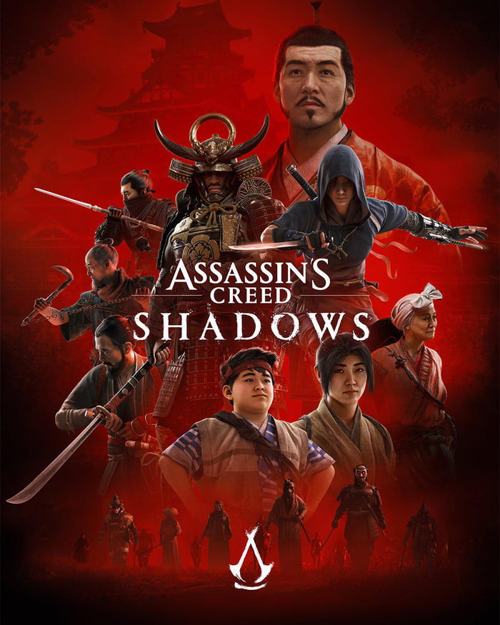 New Official Promotional poster for Assassin’s Creed Shadows. Cant hide them lips from anyone ...