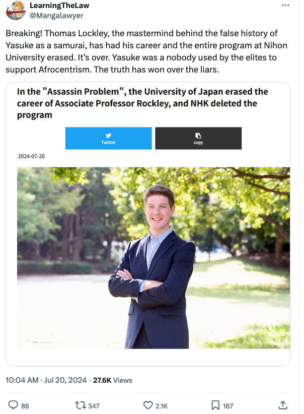 It would seem that one population was fearful of the Samurai to such an ...