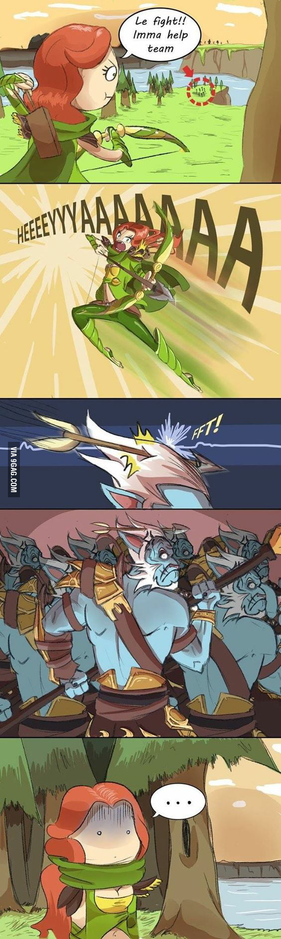 Wrong answer for the lancer - 9GAG