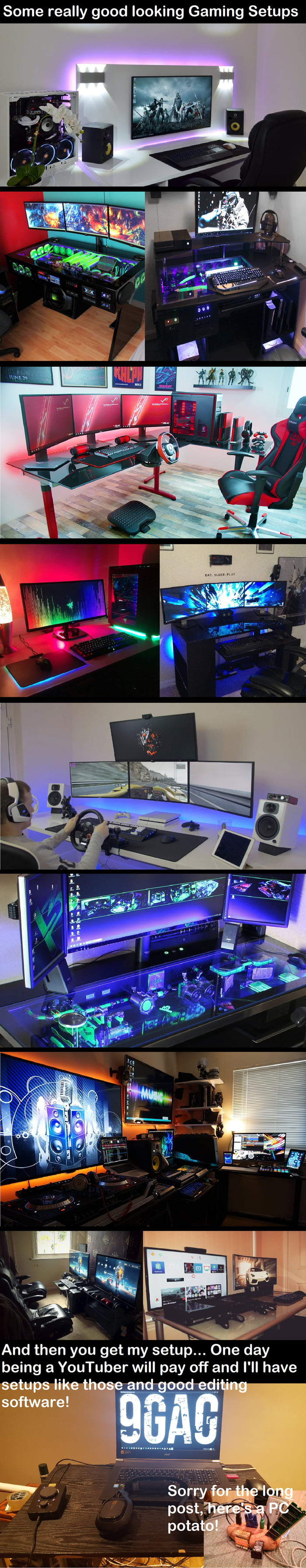 A few amazing gaming setups! NSFW for gamers! - 9GAG