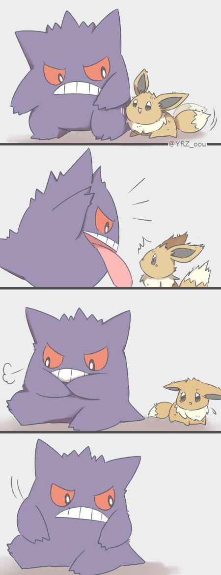 This Story About Gengar And Eevee Will Warm Your Cold Stone Heart - 9GAG