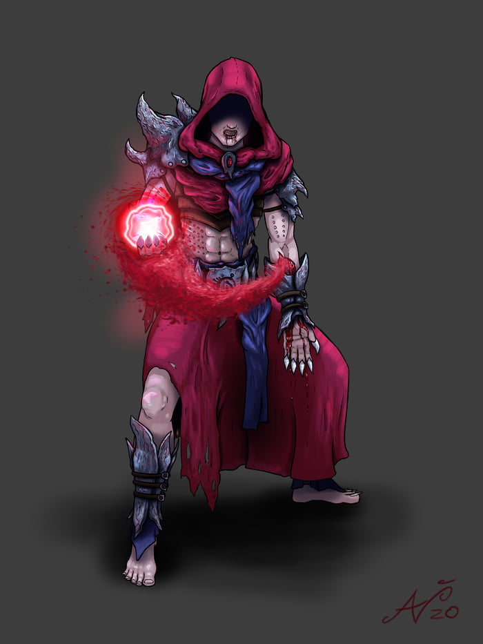 Blood Mage artwork by me for my D&D campaign. - 9GAG