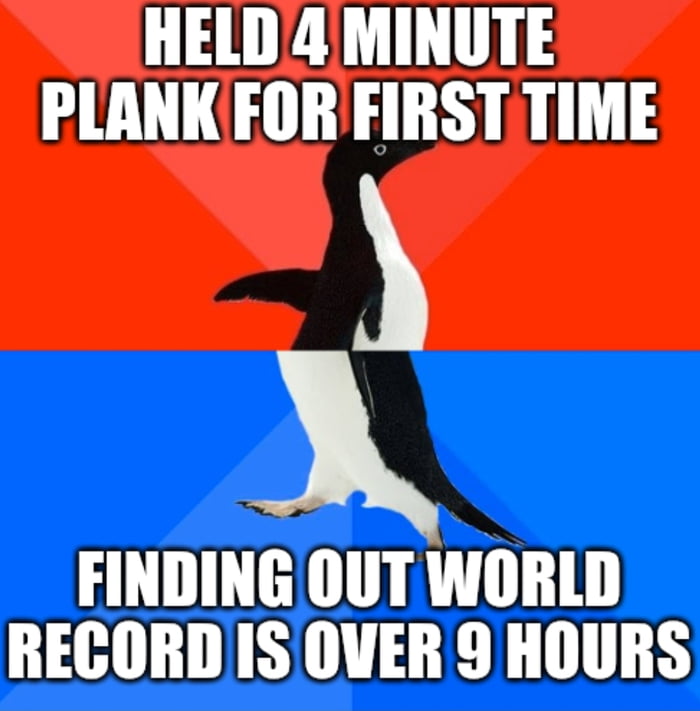Ain't breaking any records...but feel pretty good at 50. - 9GAG