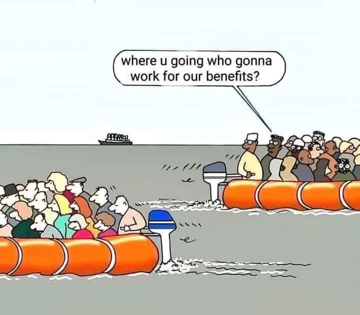 Germany, UK, France, USA. The brain drain. - 9GAG