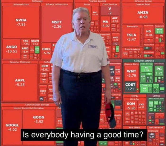 Tariffs babe! - 9GAG