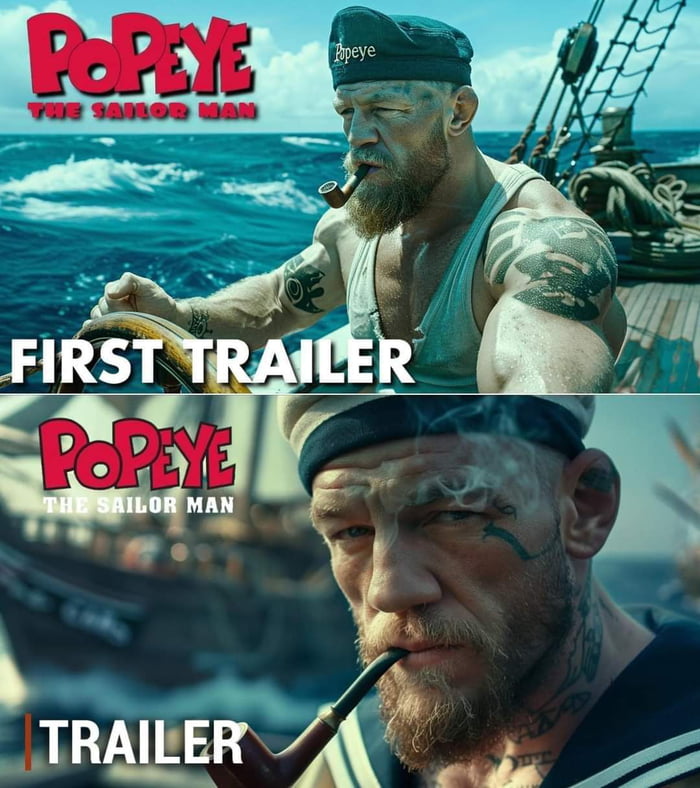 New popeye movie is looking lit - 9GAG