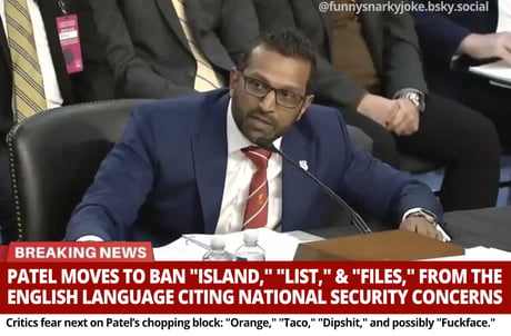 Best Funny kash patel Memes - 9GAG