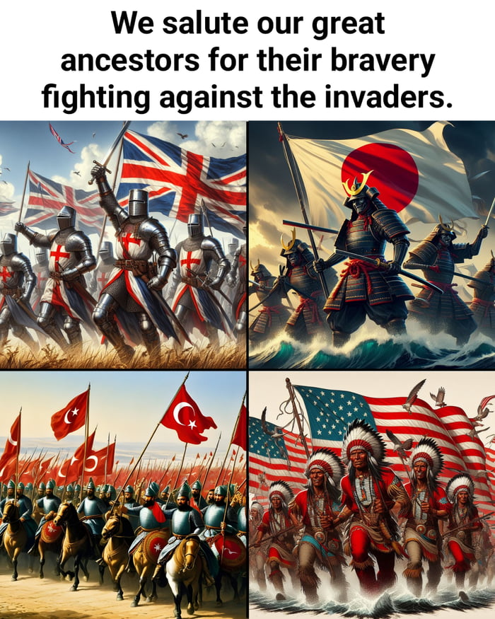 Get lost invaders! You do not belong in our land! - 9GAG