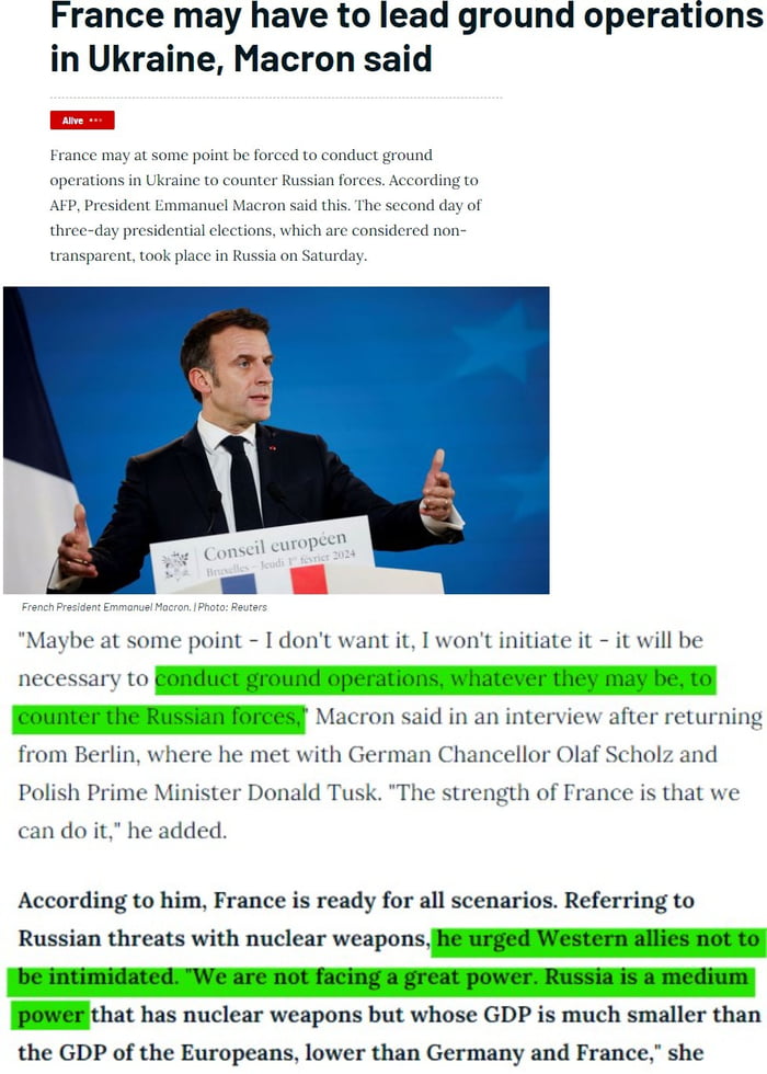 I don't know who replaced the old Macron but I sure like the new ...