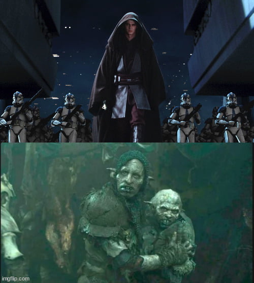 Finally Anakin can do a crossover he would enjoy - 9GAG