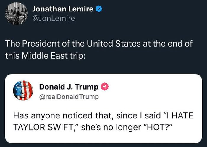 Peak presidential priorities. - 9GAG