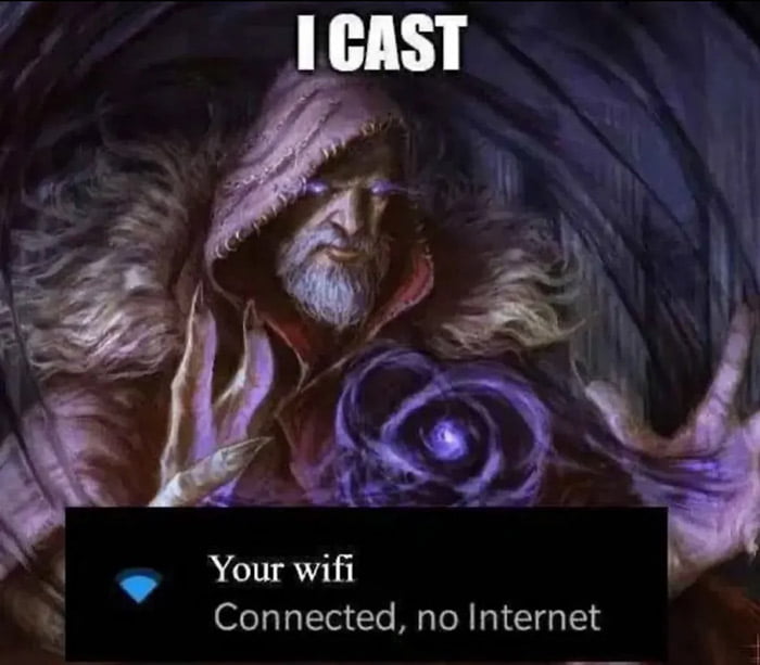 Random encounter with a wizard - 9GAG