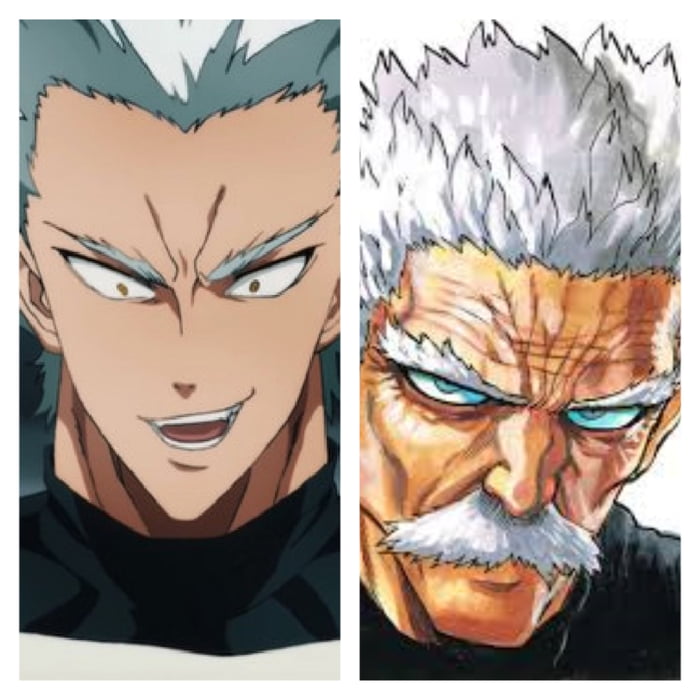 What if Garou is Bangs son They have the same upwards white hair and ...