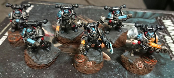 Chaos chosen, from my homebrew warband, The Infernal Host! - 9GAG