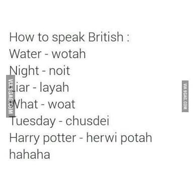 Britse Accent Memes
